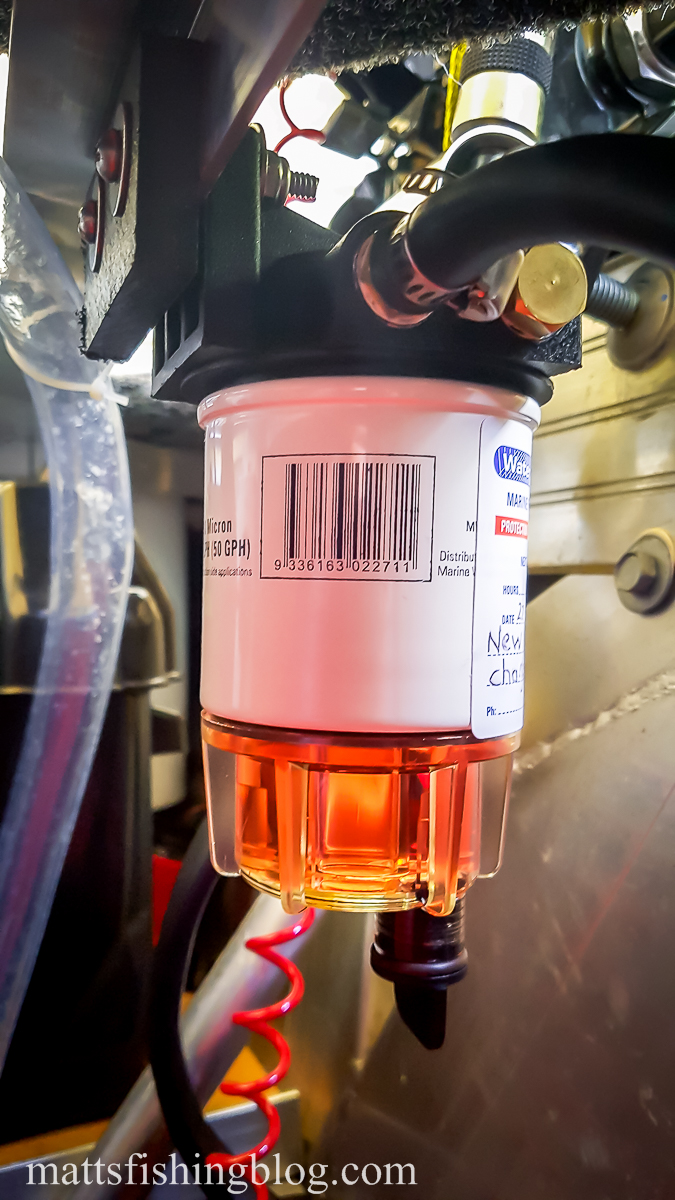 WaterScreen Nano fuel filter set-up